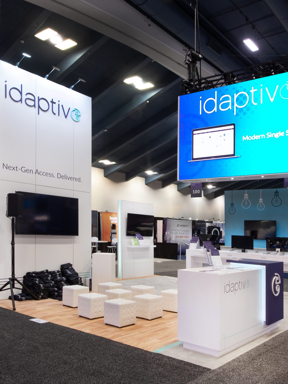 Trade Show Booth LED Screen Rental - LSRB